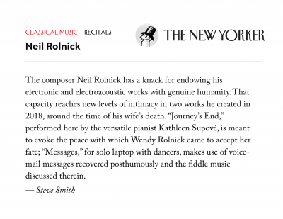 Neil Rolnick: Journey's End - Roulette